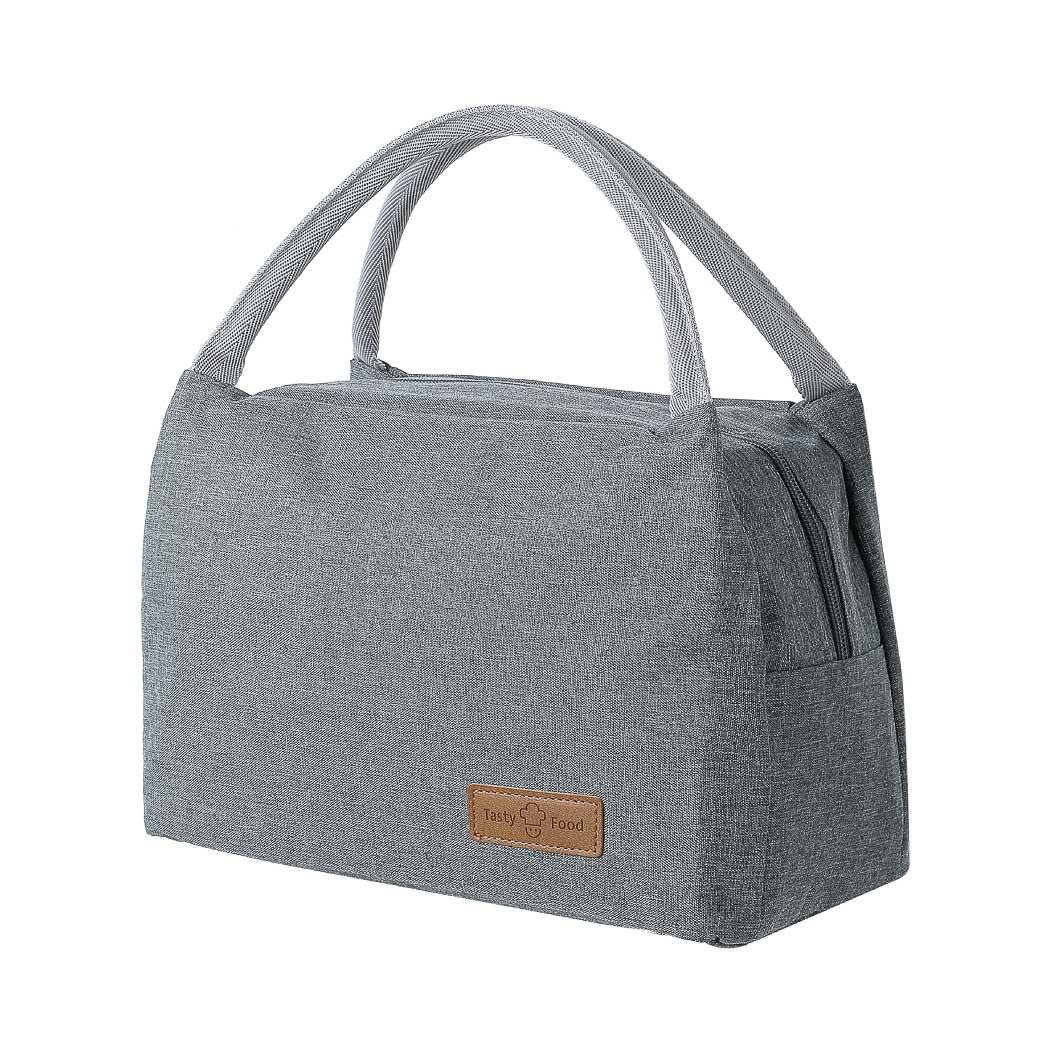 Bolsa para Almuerzo Color Sólido (Gris)